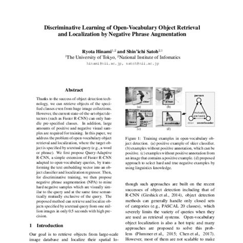 Discriminative Learning Of Open Vocabulary Object Retrieval And Localization By Negative Phrase