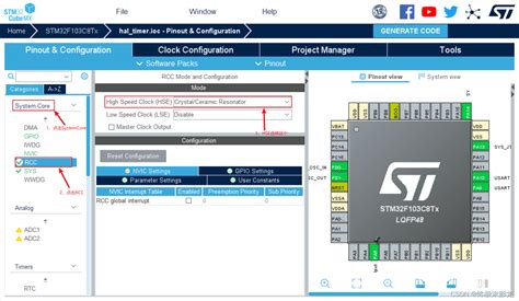 Stm32通过hal库使用定时器stm32 定时器 Hal Csdn博客