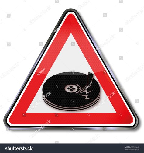 Computer Head Crash Broken Hard Disk Stock Vector Royalty Free Shutterstock