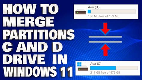 How To Merge Partitions Merge Your C Drive And D Drive In Windows 11