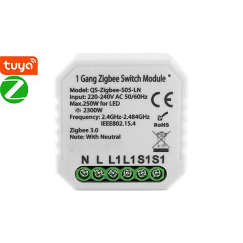 Qs Zigbee S05 Ln Zigbee Switch Module Ifreeq Smart Home