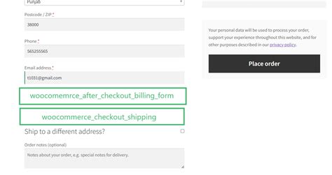 Woocommerce Checkout Page Visual Hooks 2024 Guide Aovup Formerly Woosuite