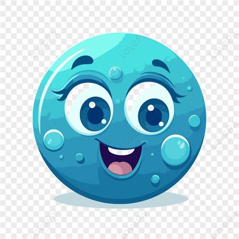 파란색 원 벡터만화클립 아트상표 Png 일러스트 무료 다운로드 Lovepik