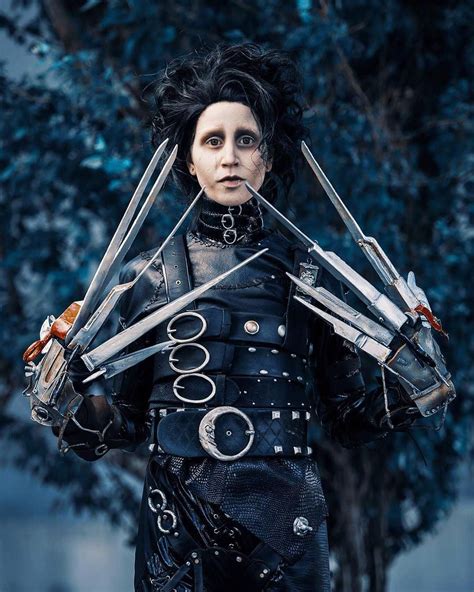 Edward Scissorhands Costume Edward Scissorhands Suit Halloween