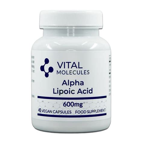 Alfa Lipoična Kiselina Alpha Lipoic Acid 600 Mg Vital