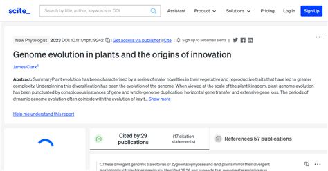 Genome Evolution In Plants And The Origins Of Innovation