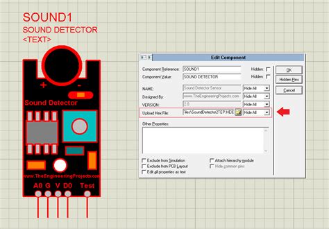 Sound Detector Library For Proteus V20 The Engineering Projects