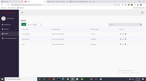 Online Journal Management System In Php Mysql Code By Rana Codester