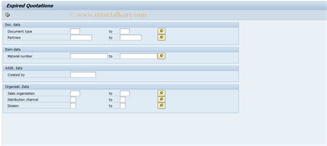 SDQ2 SAP Tcode Expired Quotations SDQ2 SAP Tcode Expired Quotations
