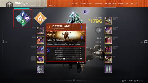 Character Screen And Inventory