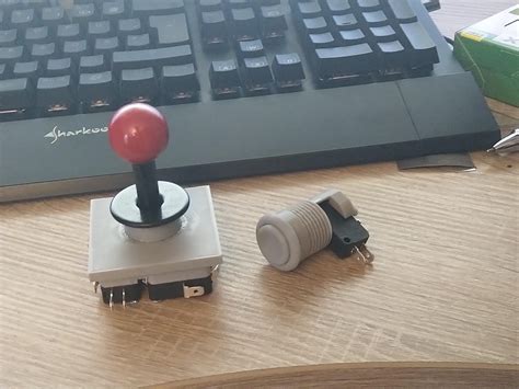 Miniature Arcade Joystick And Button Using Standart Switches R