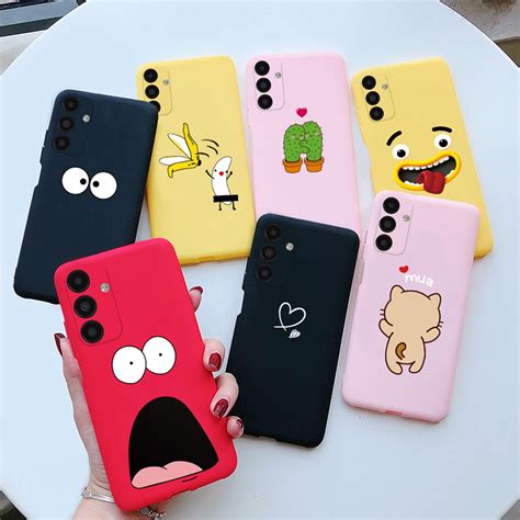 Samsung Galaxy A13 A33 5g Cover Soft Tpu Case Cute Jelly Printed Shockproof Silicone Case