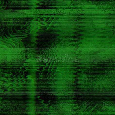 Dark Green Background With Horizontal Error Lines Lights Party