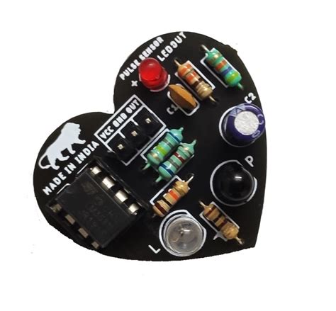 Finger Detecting Pulse Heartbeat Sensor Module Ir Based Embeddinator