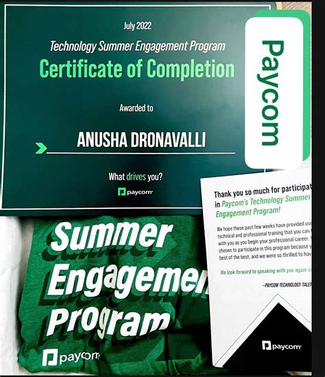 Anusha Dronavalli On Linkedin Thank You Paycom For This Opportunity To