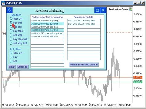 pendinggroupdelete buy trading utility for metatrader 5