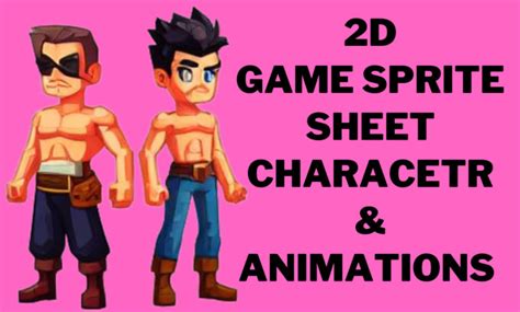 Do 2d Game Sprite Sheet Character Pixelart Sprite Animation For Your