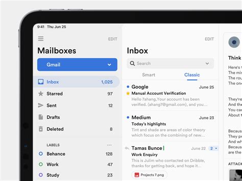 Mailbox Concept Application By 7ahang On Dribbble