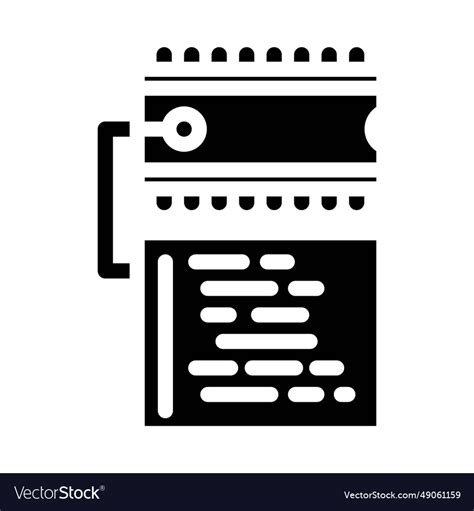 Microcontroller Programming Electronics Glyph Icon