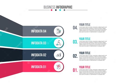 Premium Vector Business Data Infographic Process Chart Abstract