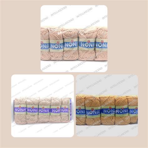 🧶 Nona High Class Knitting Yarn Japan Quality Beige Series Shopee Malaysia