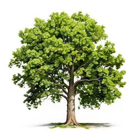 Premium Photo Realistic And Detailed Sycamore Tree Illustration On