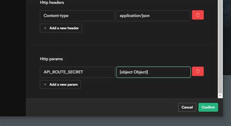function hook not working unable to proceed because of [object object] in params field · issue