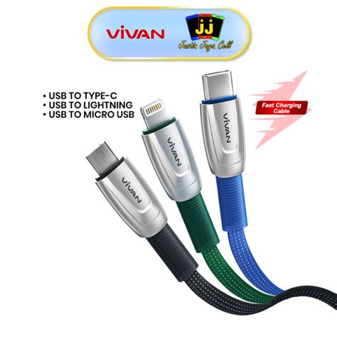 Jual Vivan Kabel Data Type C Lightning Micro Usb Fast Charging Original A A M Seri Bt
