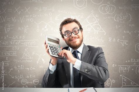 Nerd Businessman Stock Photo Adobe Stock