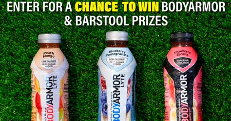 Bodyarmor X Barstool Sweepstakes The Freebie Guy® ️️️