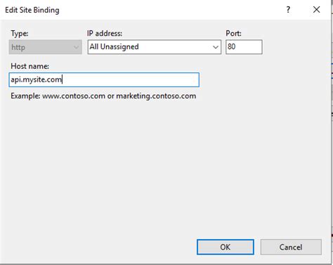 Windows Serving 2 Different Websites From The Same Iis Server On The Same Port Server Fault