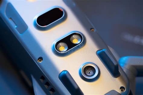 View Of The Lower Part Of The Drone Body Diode Illumination Infrared Obstacle Detection Sensors