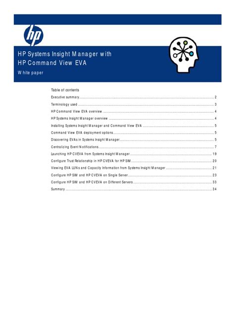 Hp Systems Insight Manager Pdf Port Computer Networking Computer Networking
