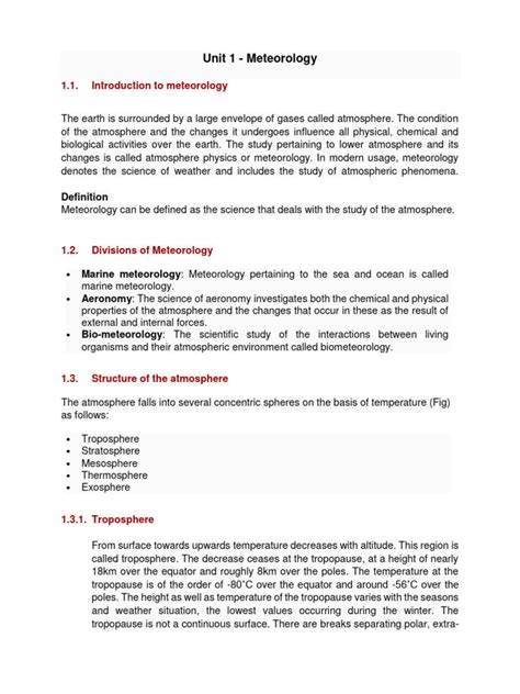 Meteorology Climatology And Geography Aem 101 Pdf Greenhouse Effect Humidity