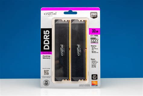 Crucial Pro 16gb Ddr5 6000 2x Dimm Kit Package Servethehome