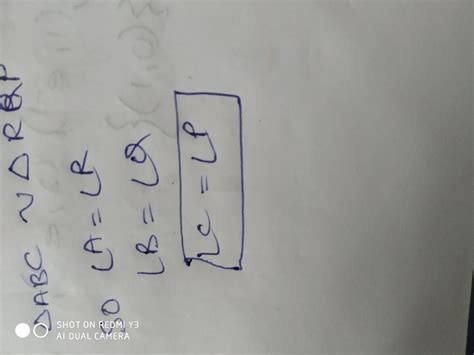 If Triangle A B C Sim Triangle RQP Then Angle P A A Omega B