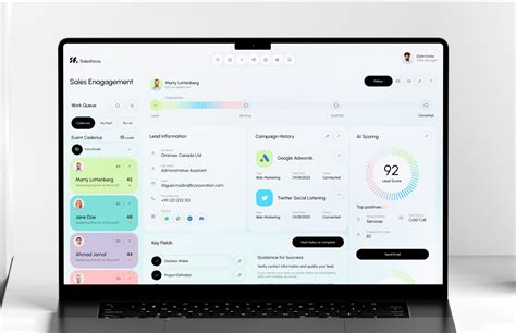 Salesforce Crm Saas Ux Ui Design Behance