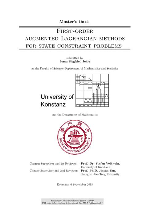 First Order Augmented Lagrangian Methods For State Constraint Problems Docslib