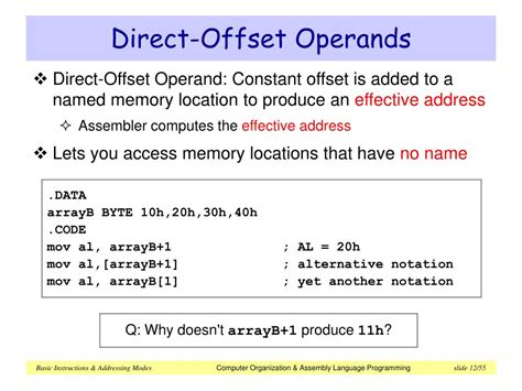 Ppt Basic Instructions Addressing Modes Powerpoint Presentation Free