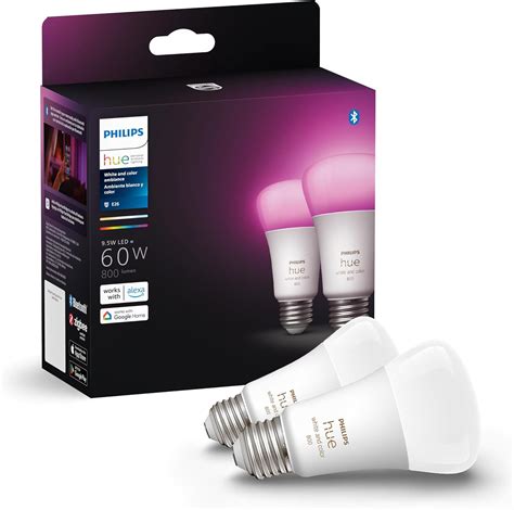 Brandclub Philips Hue Smart 60w A19 Led Bulb White And Color