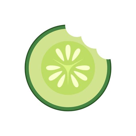 Cucumber Slice Icon Cucumber 47118419 Vector Art At Vecteezy