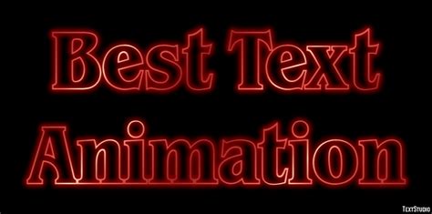 Best Text Animation Text Effect And Logo Design Font