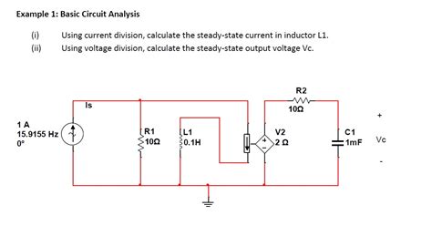 Solved Basic Circuit Analysis Using Current Division