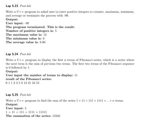 Solved Lap 51 Pre Lab Write A C Program That Asks The