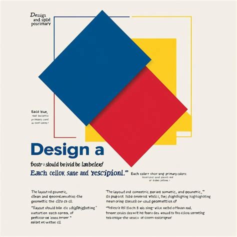 Primary Color Palette Poster Premium Ai Generated Image