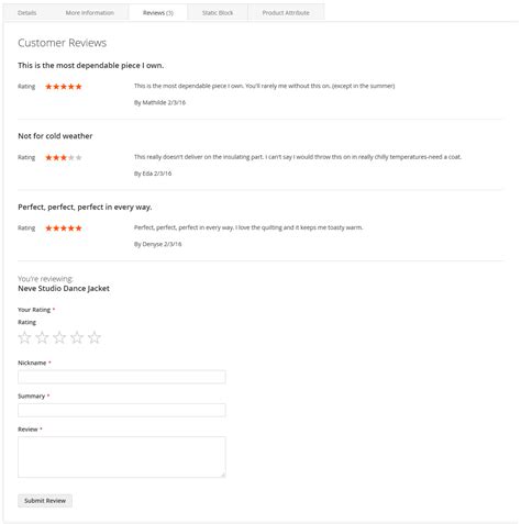 Product Tabs For Magento 2