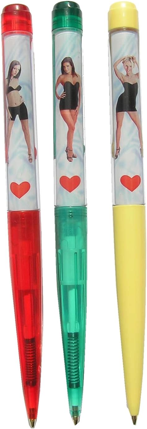 Sexy Pens Female Strip Tease Novelty Pens WITH Sexy NOTE Book Amazon Co Uk
