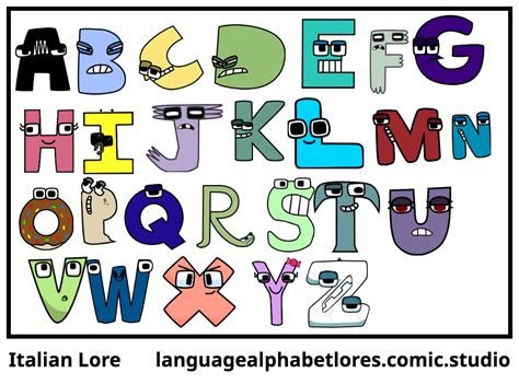 Italian Alphabet Lore Comic Studio
