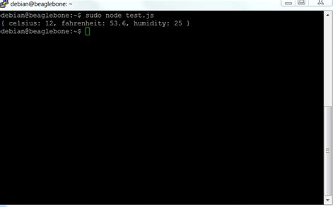 Dht11 Sensor Reading On Beaglebone With Nodejs Micro Devices