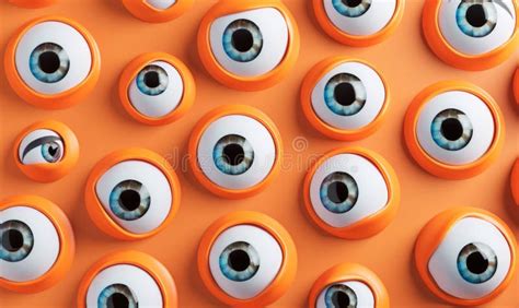 abstract vision patterns generative ai stock illustration